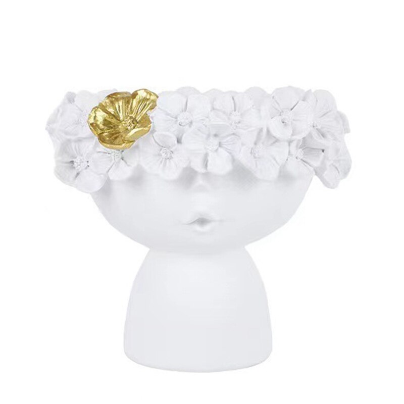 Cute Girl Character Vase,Flower Arrangement Vase,S... – Grandado