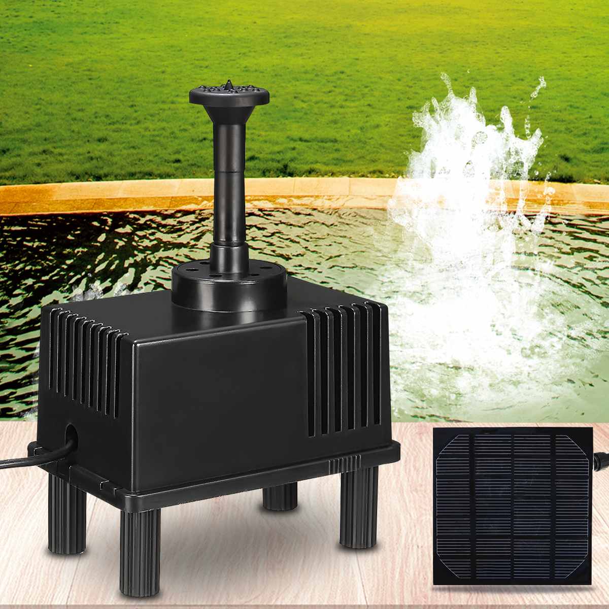 Solar Powered Water Pump for Garden Submersible Fo... – Vicedeal