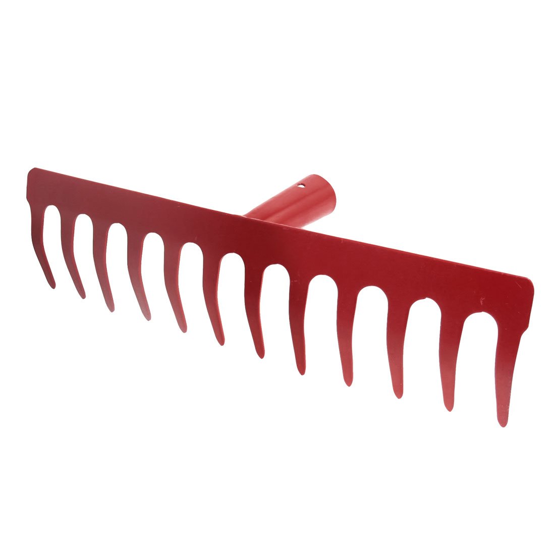 Metal 12 Tine Hand Cultivator Rake Tool Head Red – Vicedeal