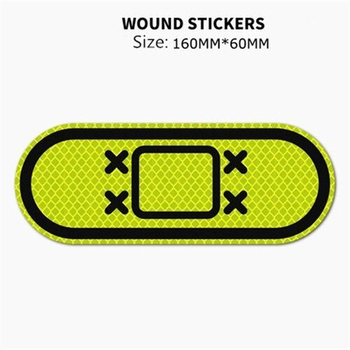 2PCS Band Aid Reflective Sticker for Car Decoratio... – Grandado
