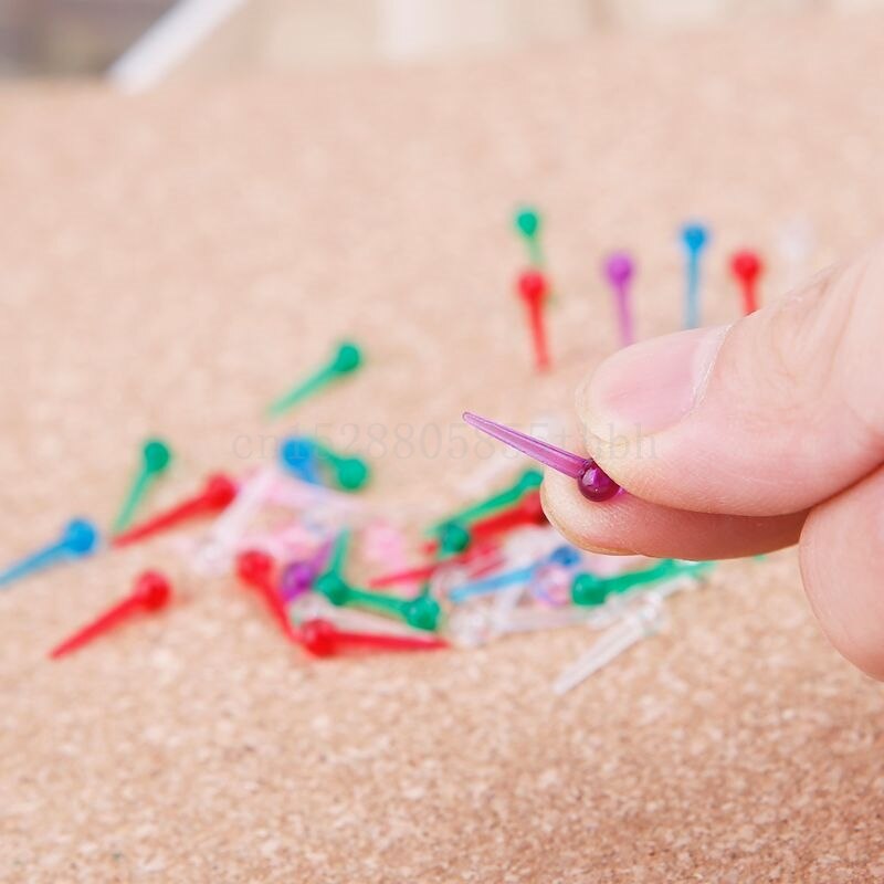 200pcs Plastic Safety Push Pins Thumbtacks For Dre... – Vicedeal