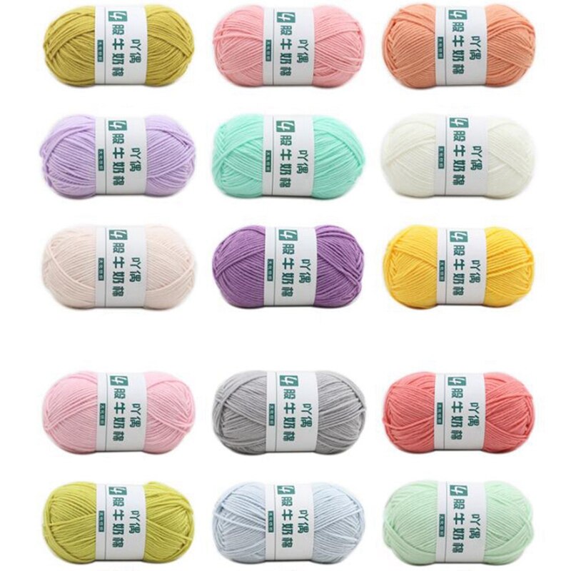 15 Kleur Haak Vier Draad Melk Draad Melk Draad Kat... – Vicedeal