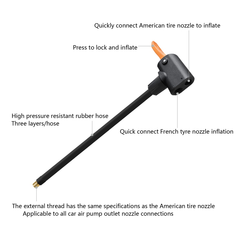 Air Rubber Hose Flexible Tire Valve Extension Tube... – Grandado