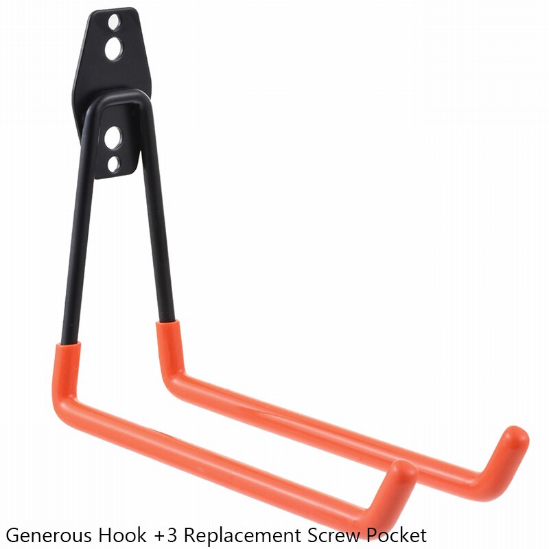 5 Hooks Wall Mounted Storage Racks Orange Warehous... – Grandado