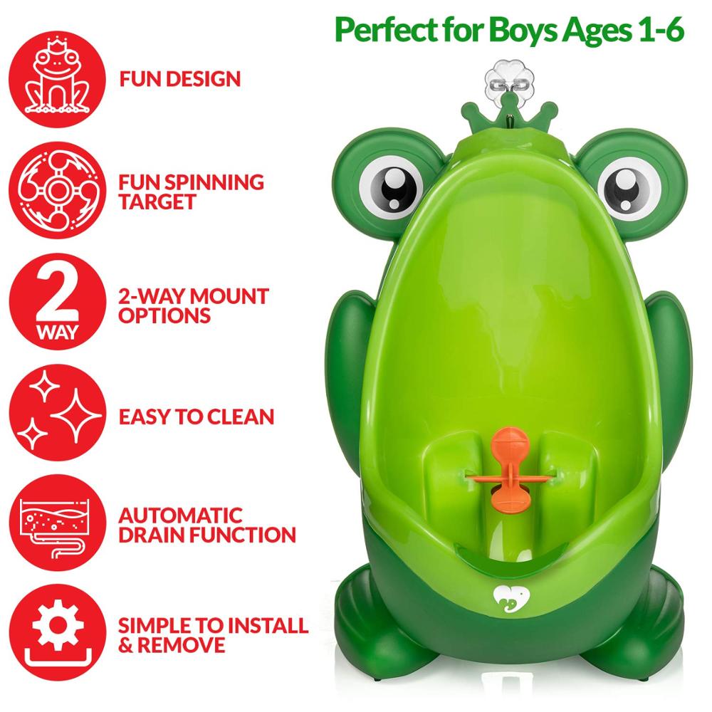 Baby Boy Potty Toilet Training Frog Children Stand... – Grandado