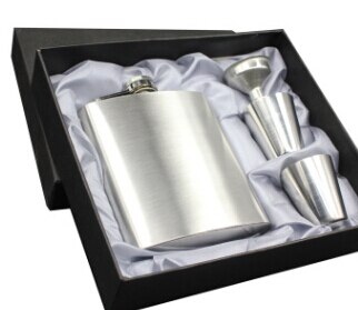 7oz Stainless Steel Hip Flask With Funnel And Cups... – Grandado