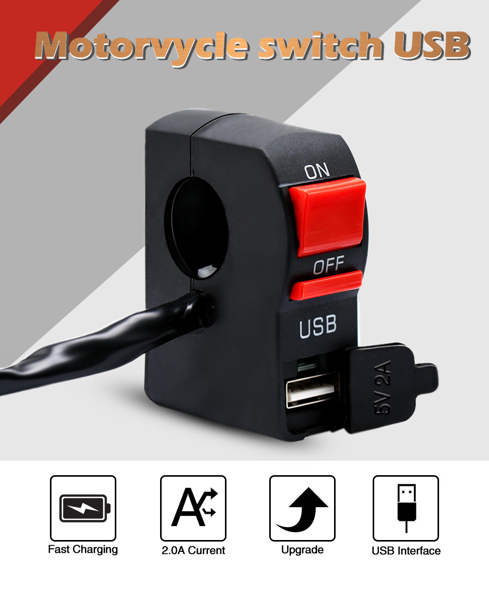 ZS MOTOS Universele Motorfiets Switches Motorfiets... – Grandado
