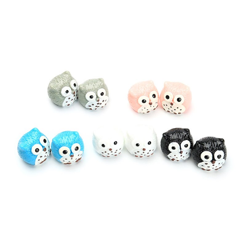 1Pc Owls Miniature Mini Resin Bonsai Home Garden M... – Grandado