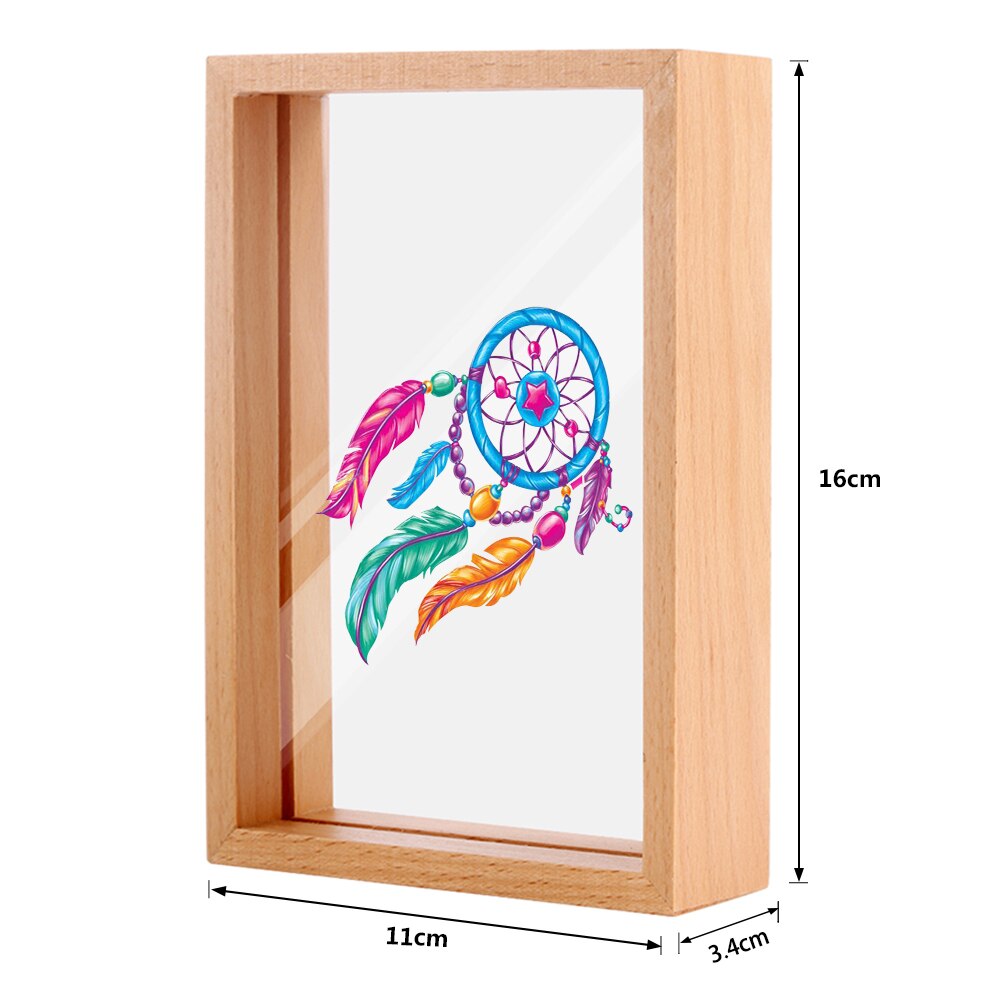 Colorful Bohemian Dream Net Pattern Painting Frame... – Grandado
