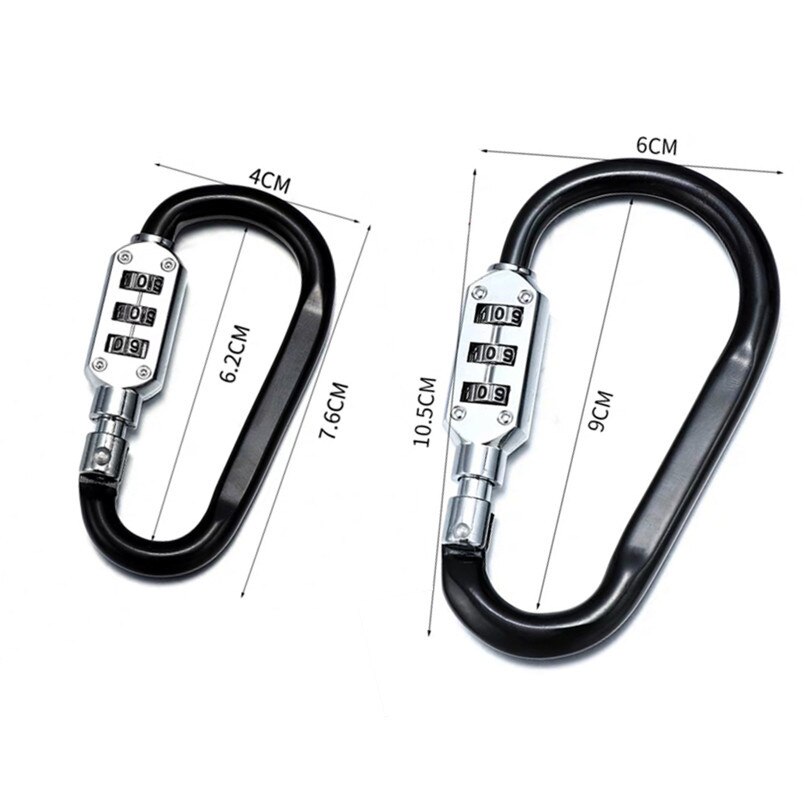 4 Colour Portable Padlock DIY Zinc Alloy Security ... – Grandado