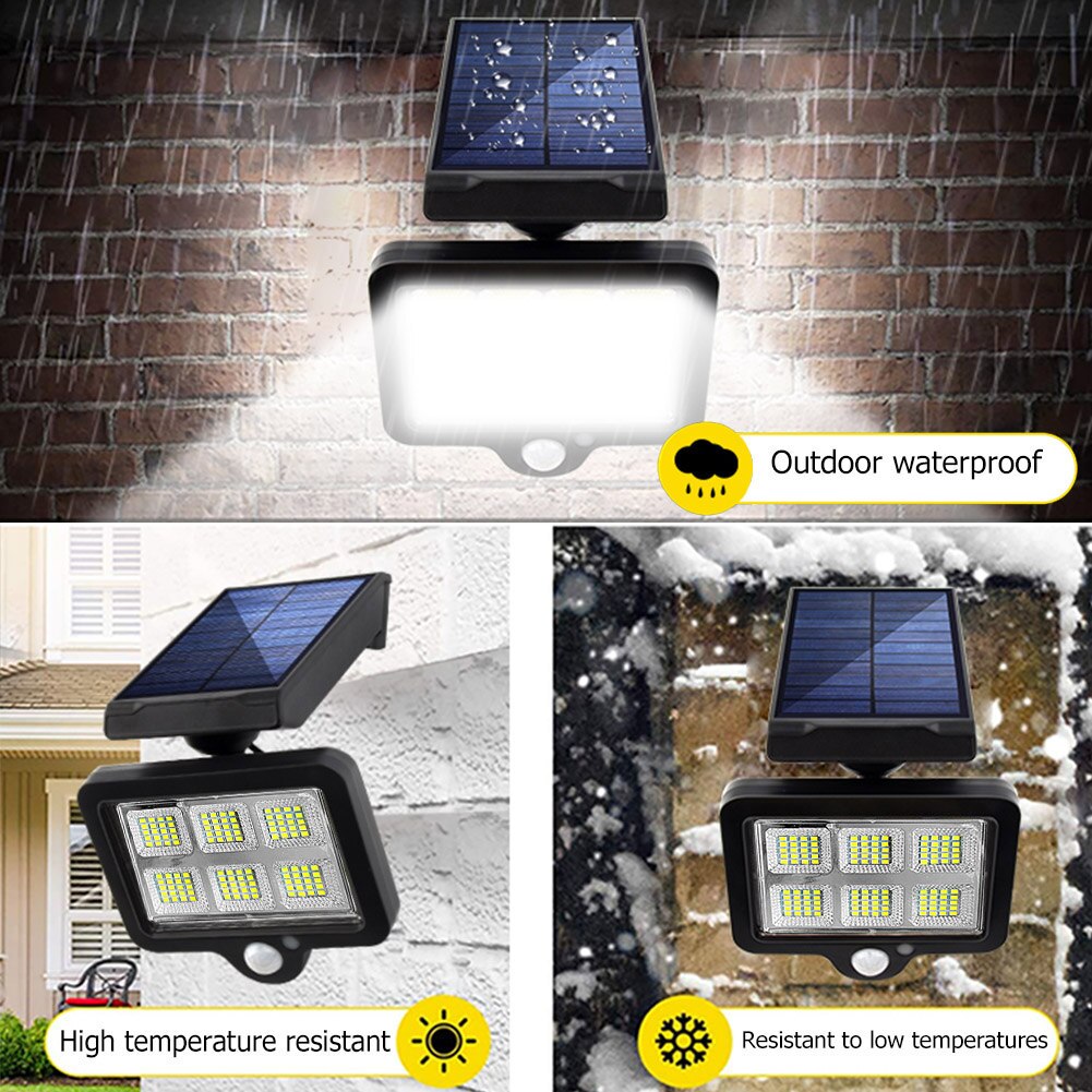 Led Solar Wandlamp Buiten Motion Sensor Waterdicht... – Grandado