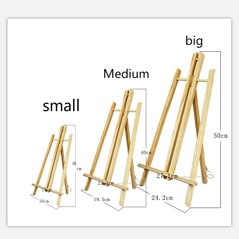 wooden solid wood sketch oil easel / art supplies ... – Grandado