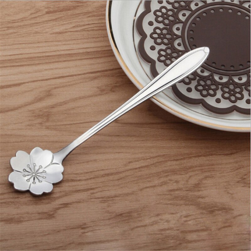 Stainless Steel Flower Spoon Measuring Spoon Kitch... – Grandado