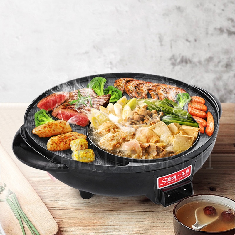 Multifunctionele Barbecue Machine Rookvrije Binnen... – Grandado