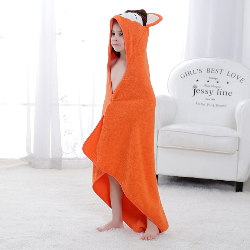 Hooded Badhanddoek Kids Puur Katoen Badhanddoek Le... – Vicedeal