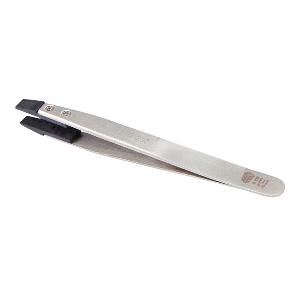 Carbon Fiber Plastic Removable Tweezers BST-250 St... – Grandado