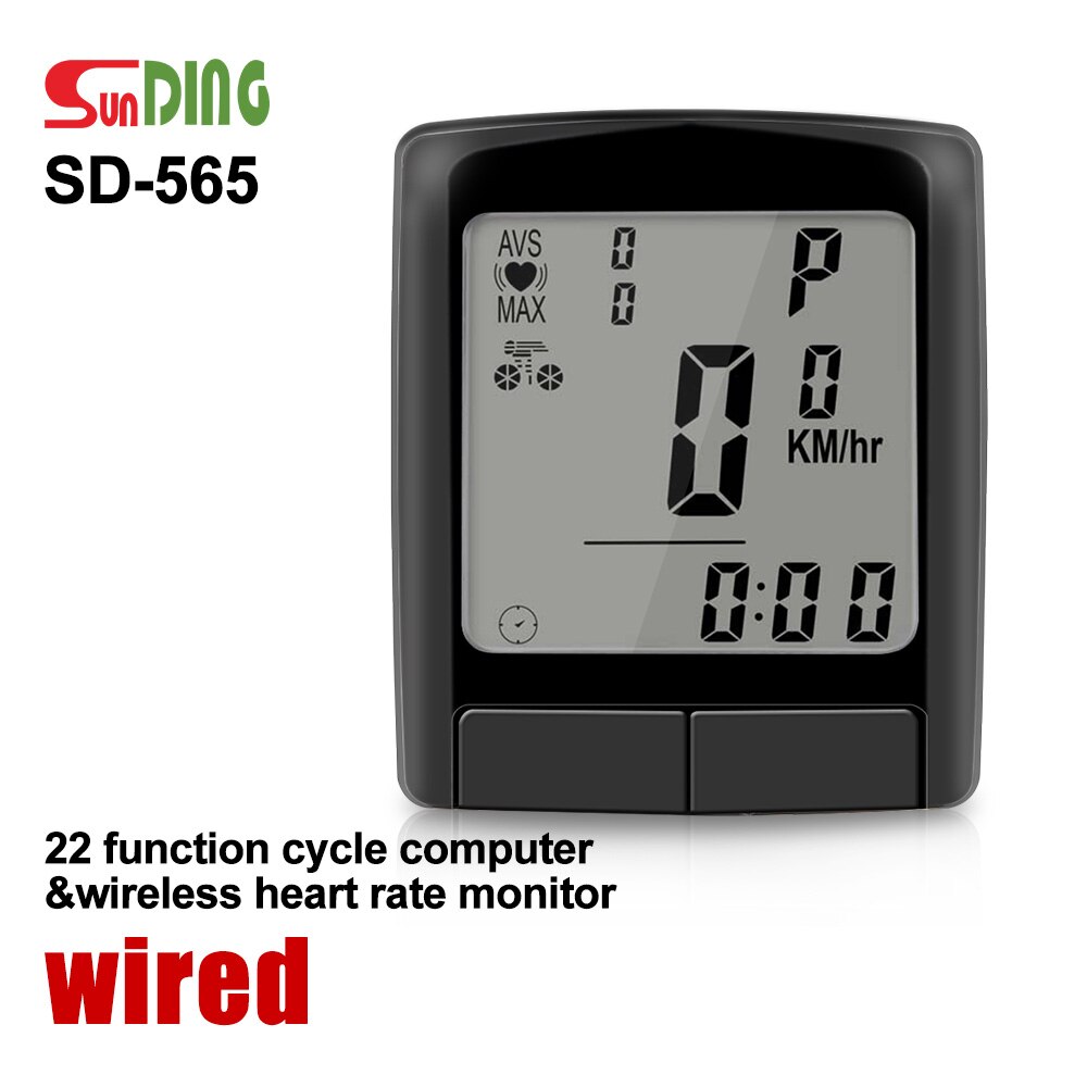 Sunding LCD Bildschirm Wireless Stoppuhr Fahrrad C... – Vicedeal