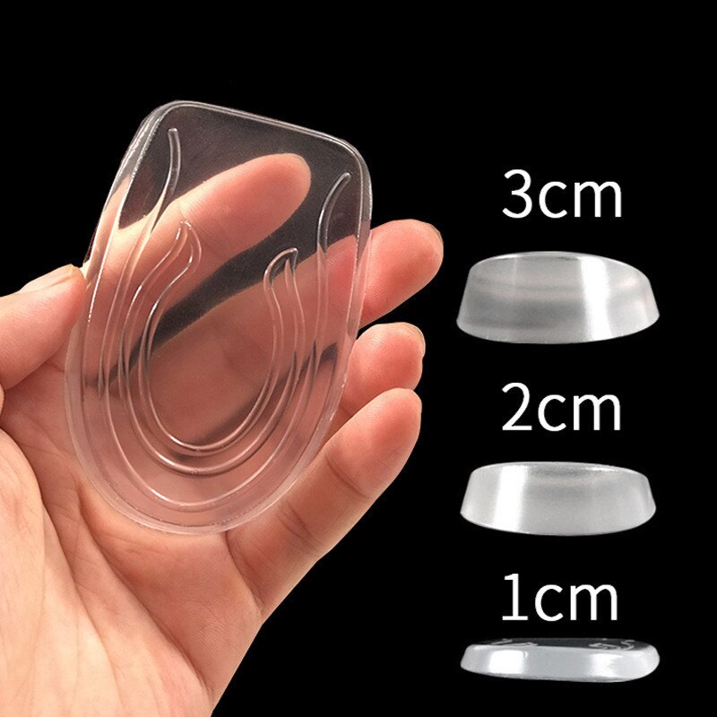 Silicone Gel Height Increase Insole Heel Lifting I... – Grandado