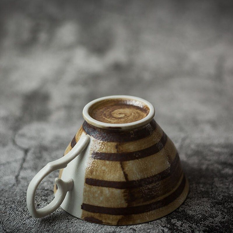 250ml årgang grov keramikk kaffekopp dessert under... – Grandado