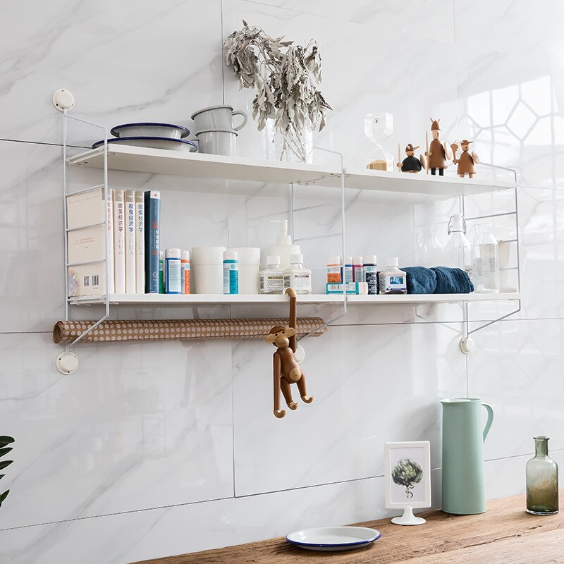 Wall Mounting Free Rack Simple Living Room Backgro... – Grandado