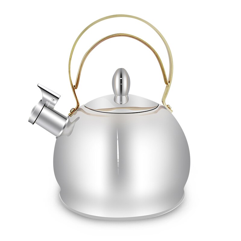 whistling kettle pot 2500ml Stainless steel thick ... – Vicedeal