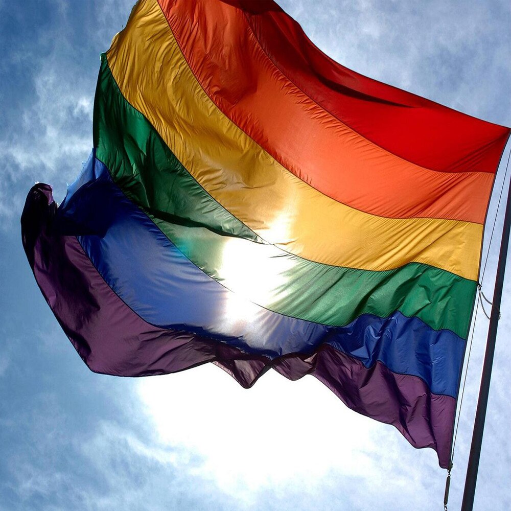 Gay Friendly Rainbow Flag Banners 150x90cm Lesbian... – Grandado