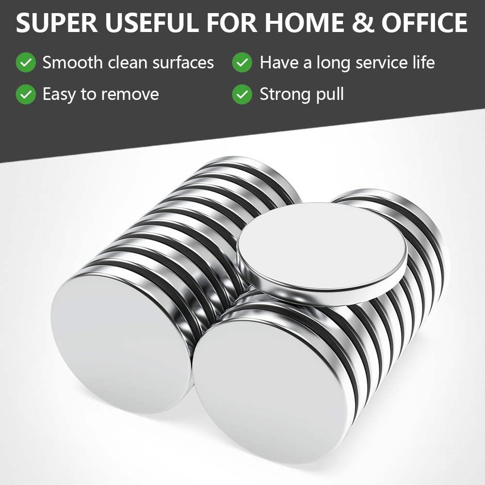 Imán redondo súper fuerte de 40x5mm, potentes iman... – Grandado