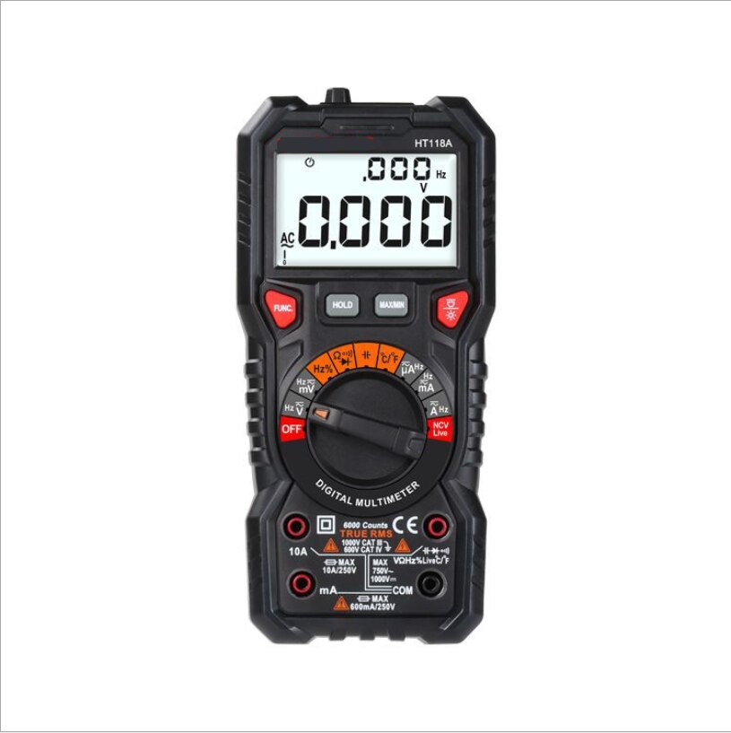 Ht118 High Precision 6000 Count 1000V AC Digital M... – Vicedeal