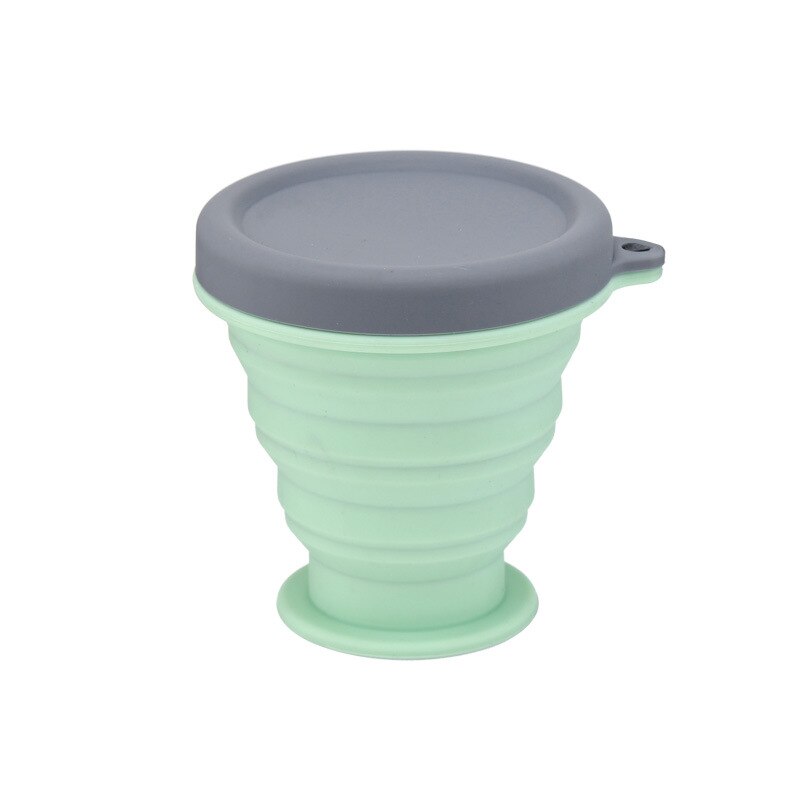 200ML Mini Silicone Folding Camping Cup with Lids ... – Vicedeal