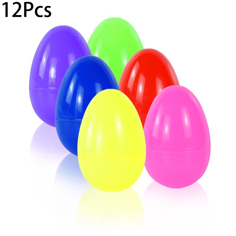 24/12Pcs Fillable Easter Eggs Plastic Colorful Eas... – Grandado