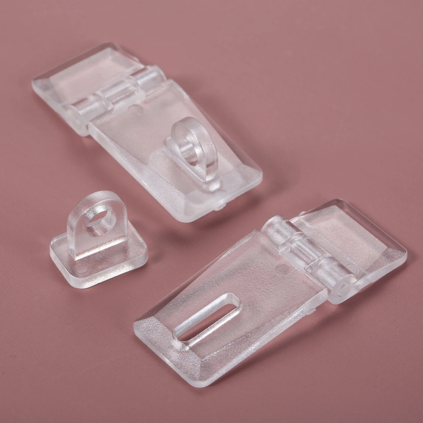 2/4pcs Acrylic Hinge Lock Transparent Mini Hasp Cr... – Grandado