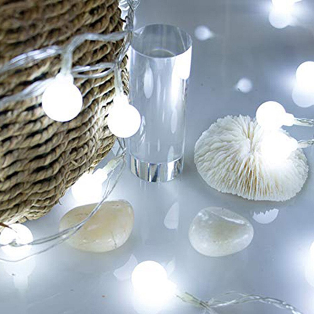 LED Lantern Frosted Ball Light String Outside Gard... – Grandado