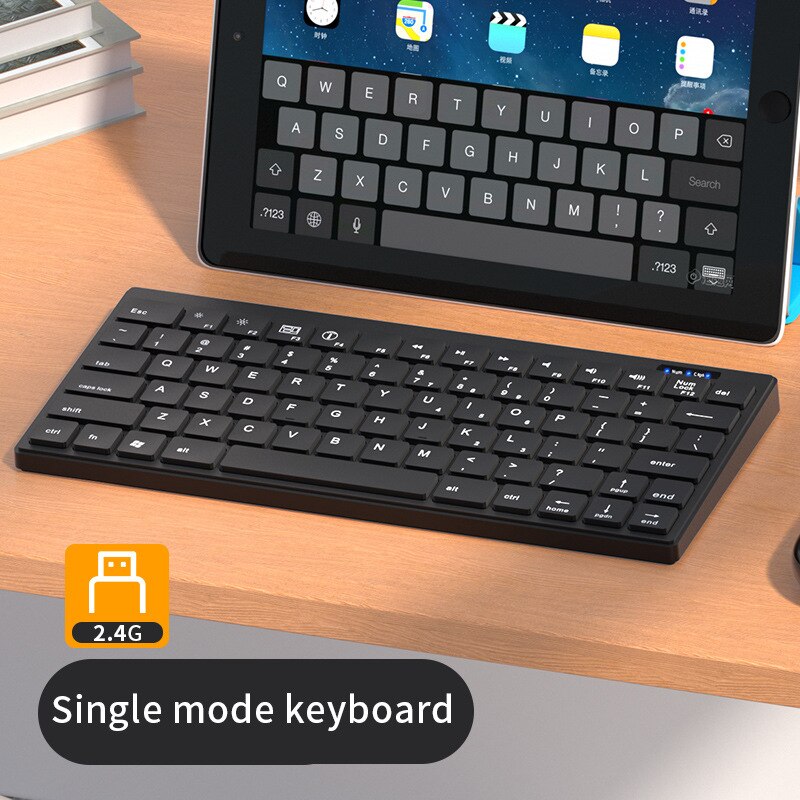 78 Key Wireless Keyboard Mouse Set Rechargeable 2 Grandado
