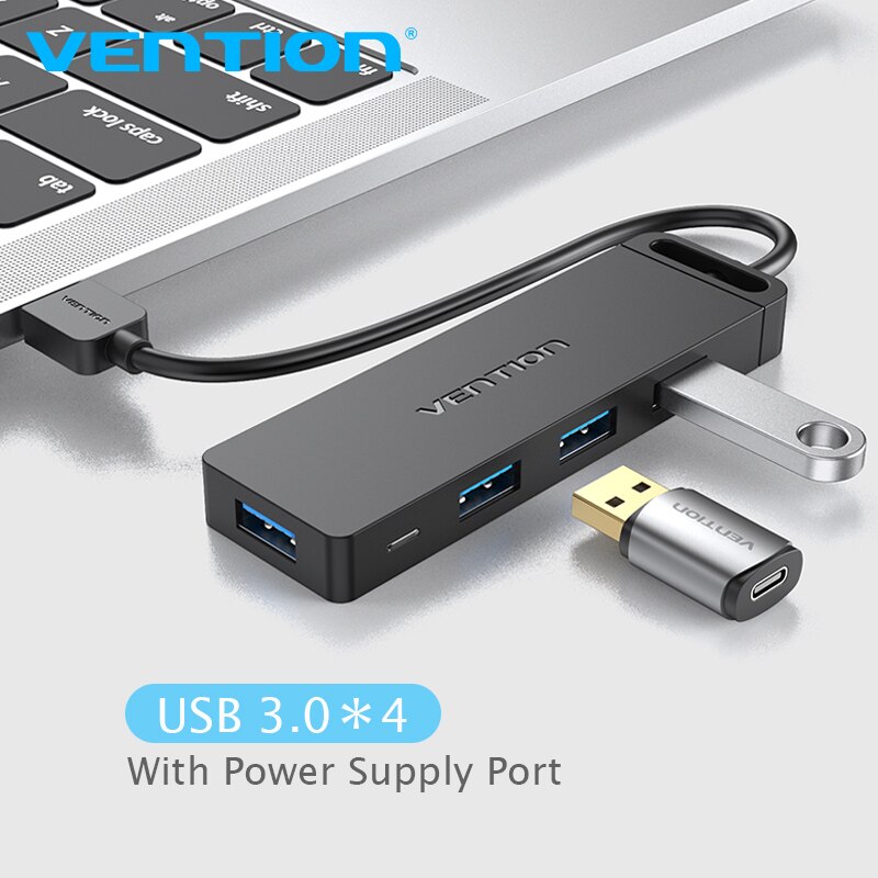 Vention-HUB de 4 puertos USB 3,0, adaptador Multi ... – Grandado