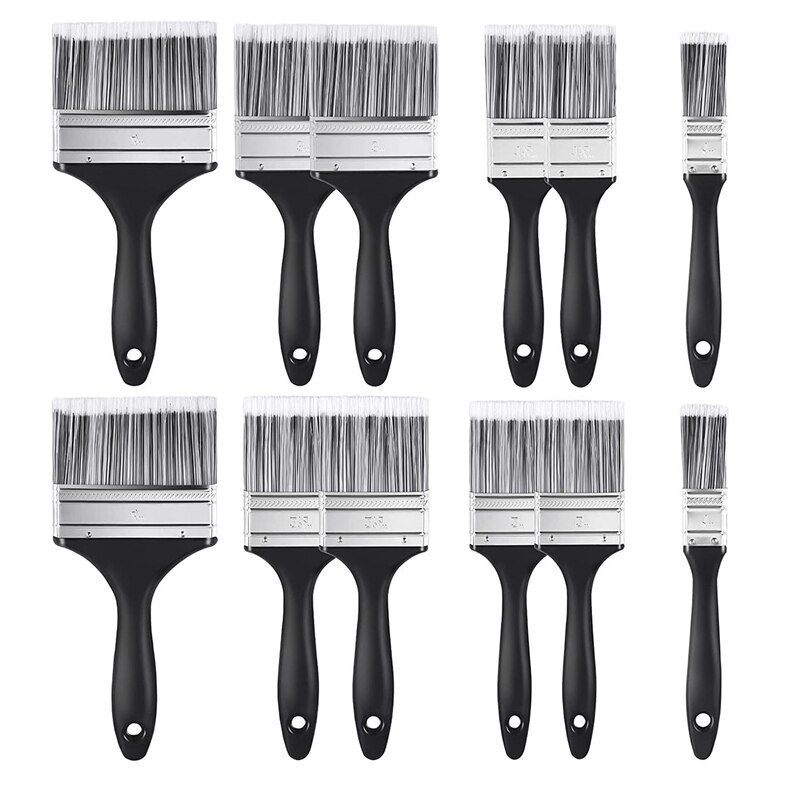 -12 Pieces Fence Brush Paint Brush Set Decorating ... – Grandado