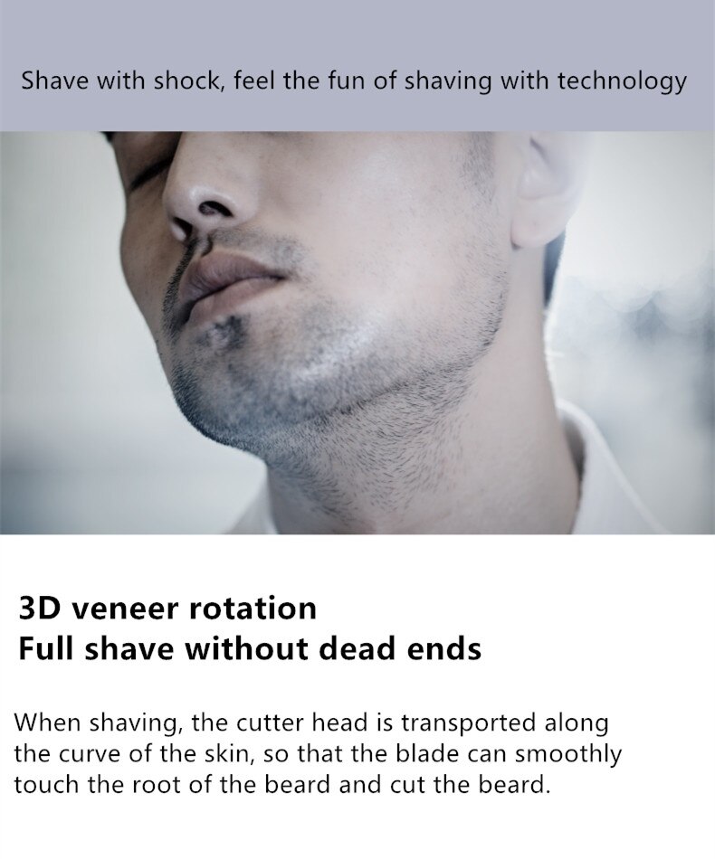 Manual Safety Razor Head Vibration IPX7 Waterproof... – Grandado