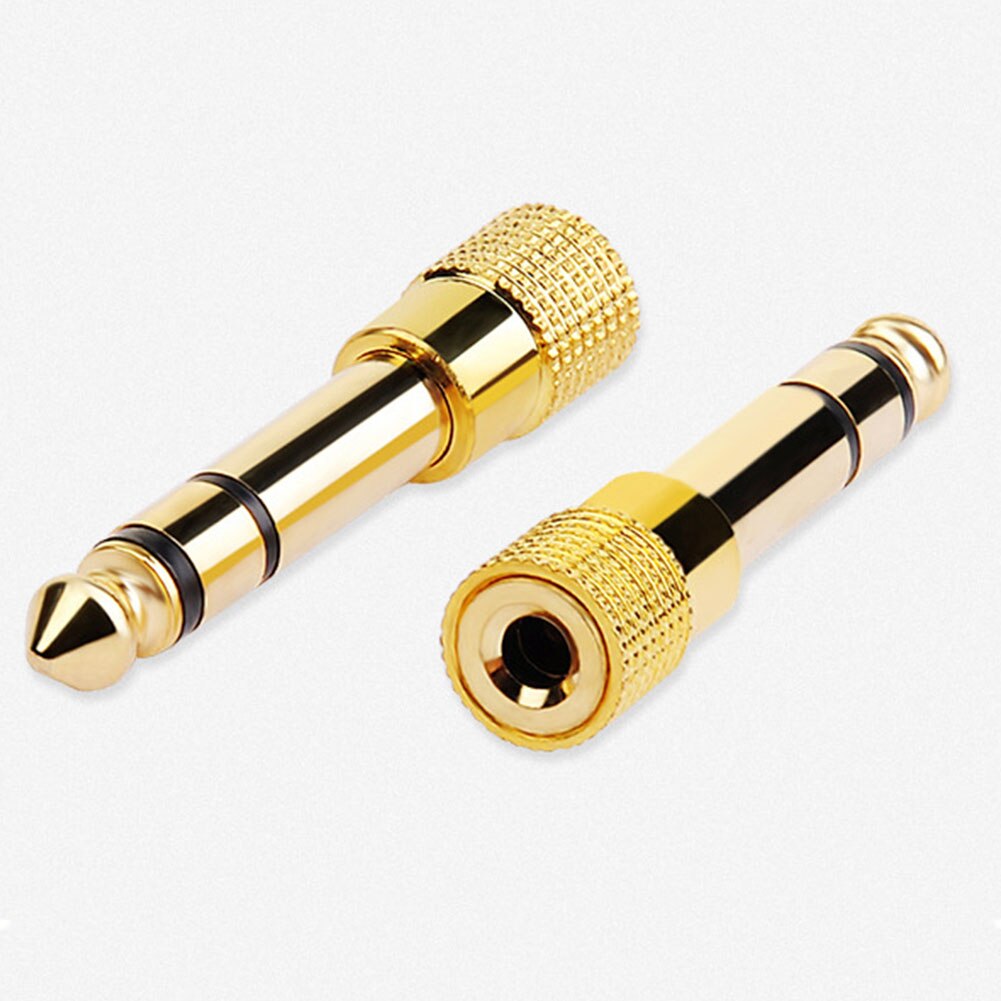 Metal AUX Cable 3.5mm To 6.5 Mm Microphone Two Way... – Grandado