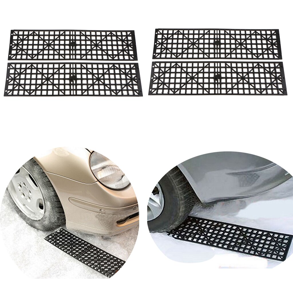 4pcs Plastic Auto Traction Mat Tire Grip Aid Tire ... – Vicedeal