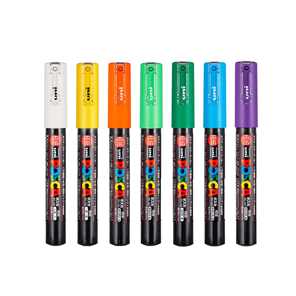 8 Colors Set Mitsubishi Uni Posca PC-1M Paint Mark... – Vicedeal
