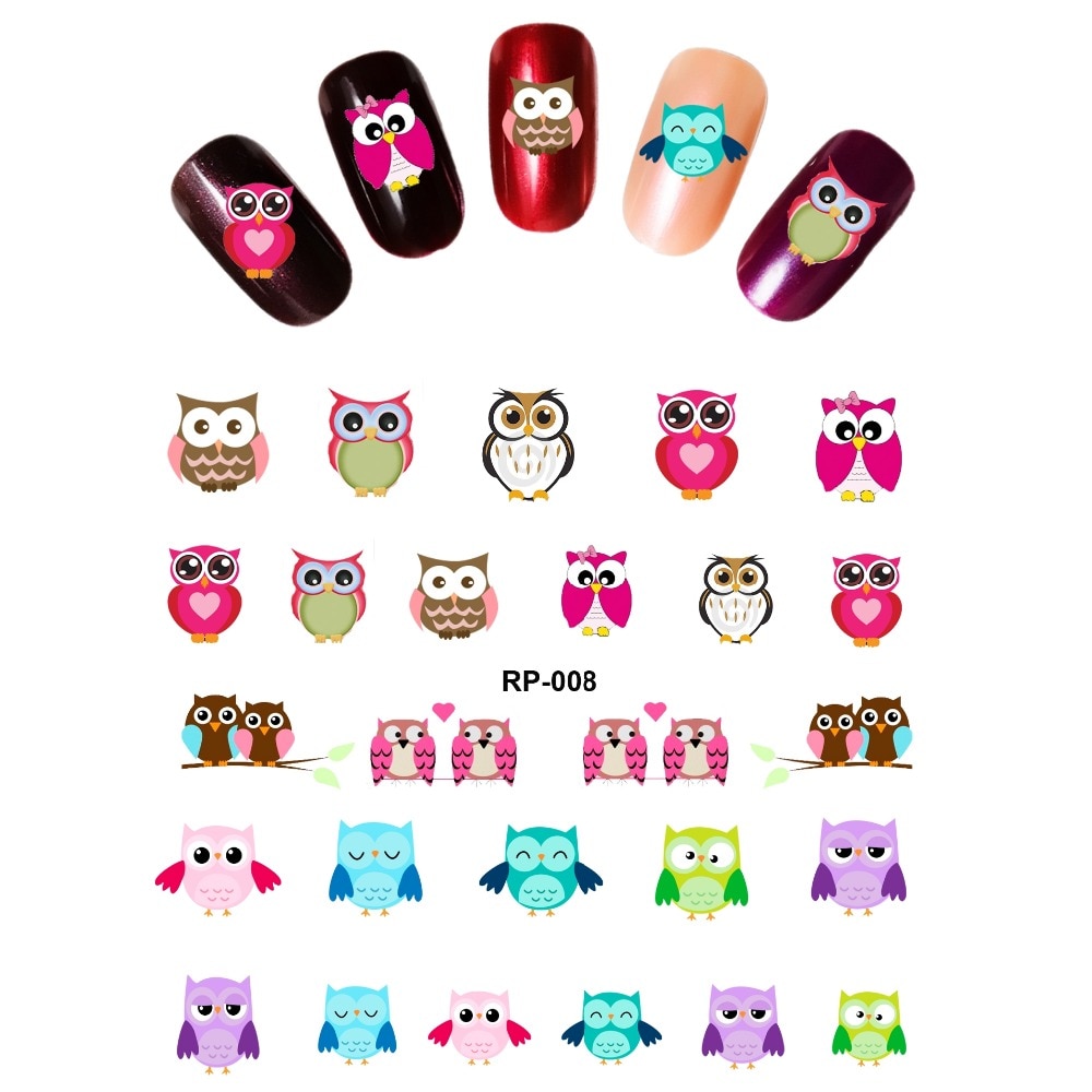 NAIL ART BEAUTY WATER DECAL SLIDER NAIL STICKER CO... – Grandado