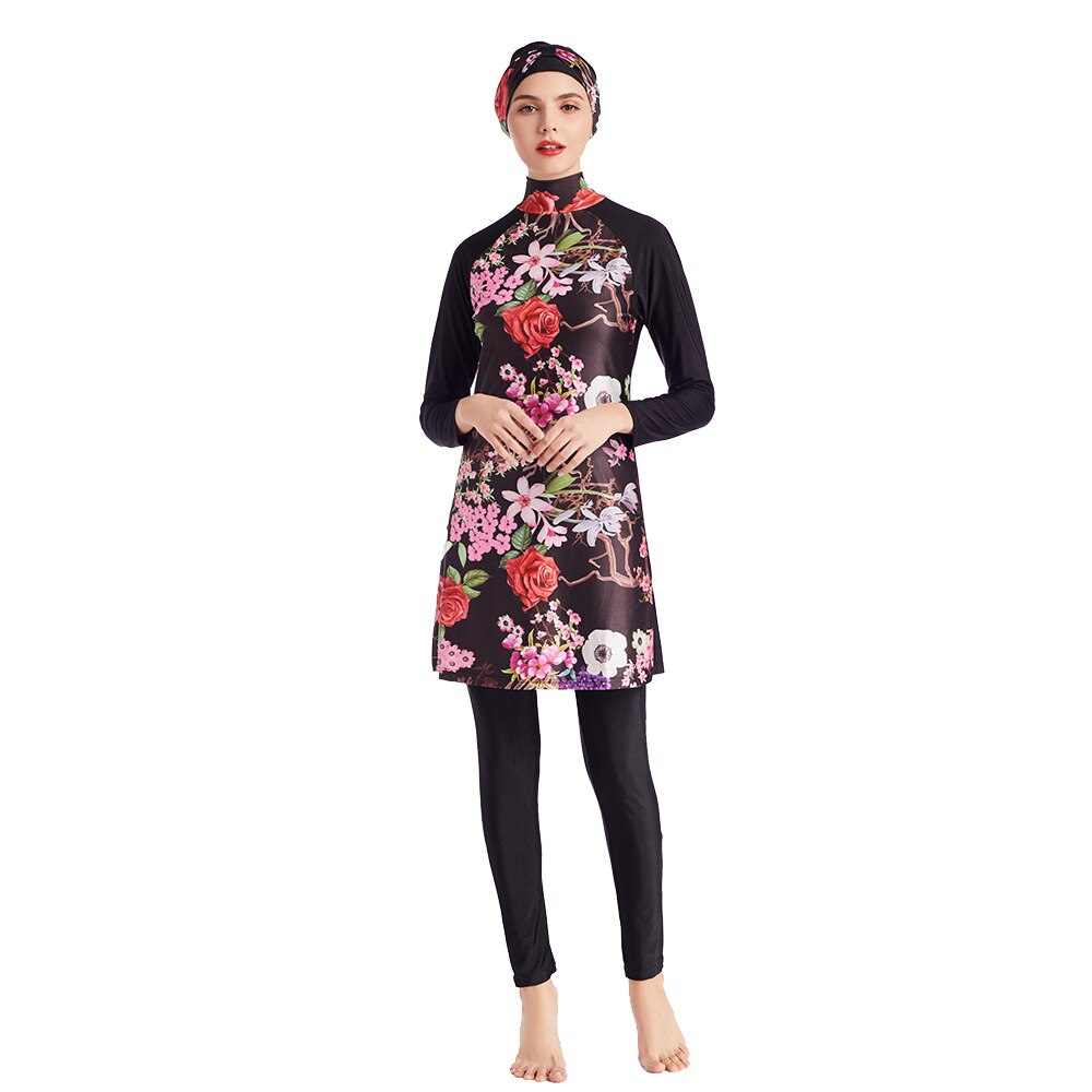 Mode Gedrukt Badmode Conservatieve Strakke Badpak ... – Vicedeal