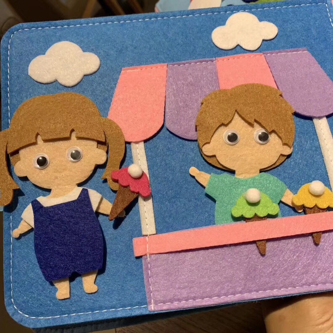 Rainbow 3D Soft Baby Books Touch and Feel Cloth Bo... – Grandado