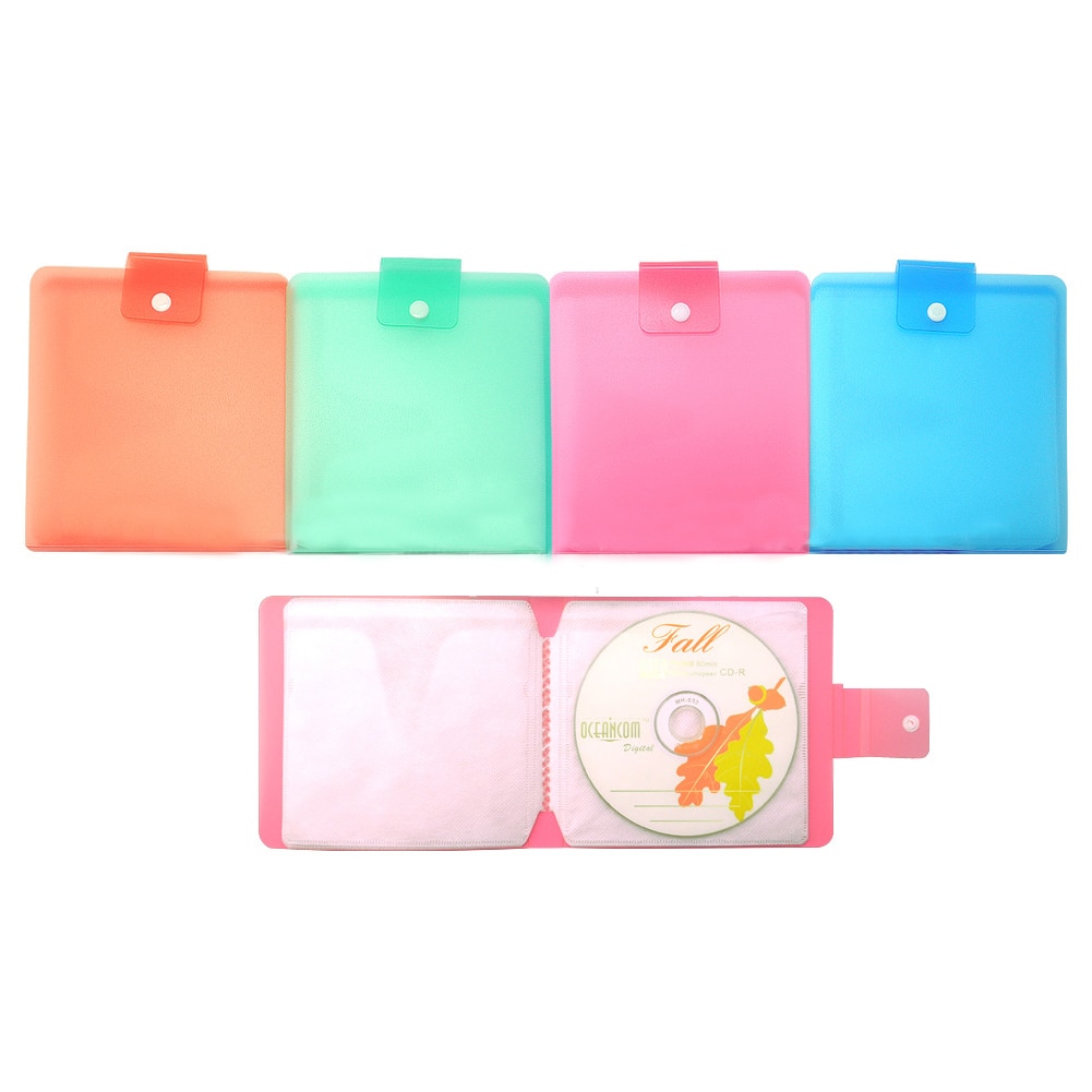 12 Sheets Carry Durable PP DVD Random Color Anti S... – Grandado