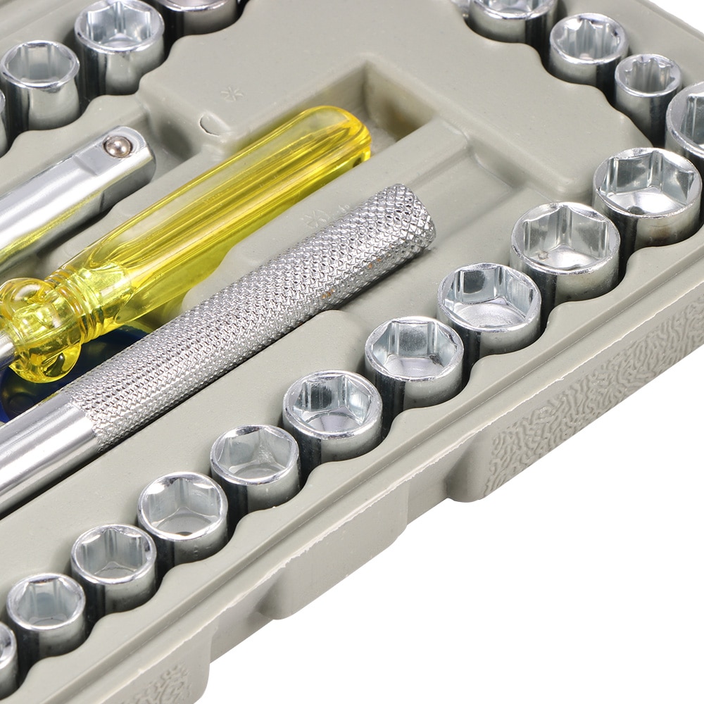 TiOODRE 40pcs Socket Wrench Set Car Motorcycle Rep... – Vicedeal