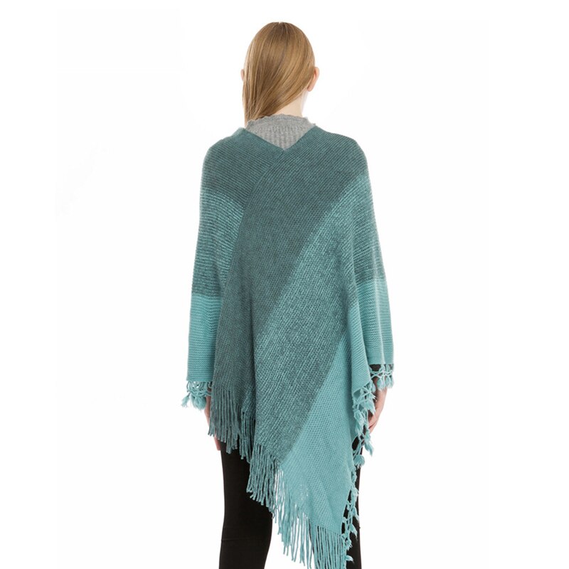 85*80CM autumn winter poncho for women plus size c... – Vicedeal
