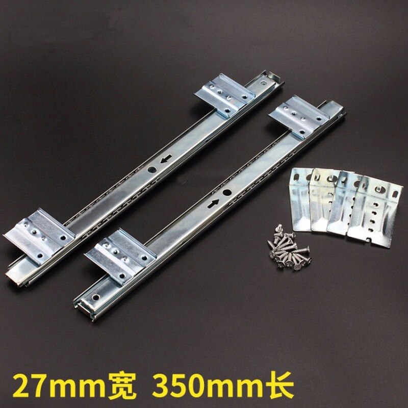 2pcs Thicken drawer slides Keyboard Cabinet Cupboa... – Vicedeal