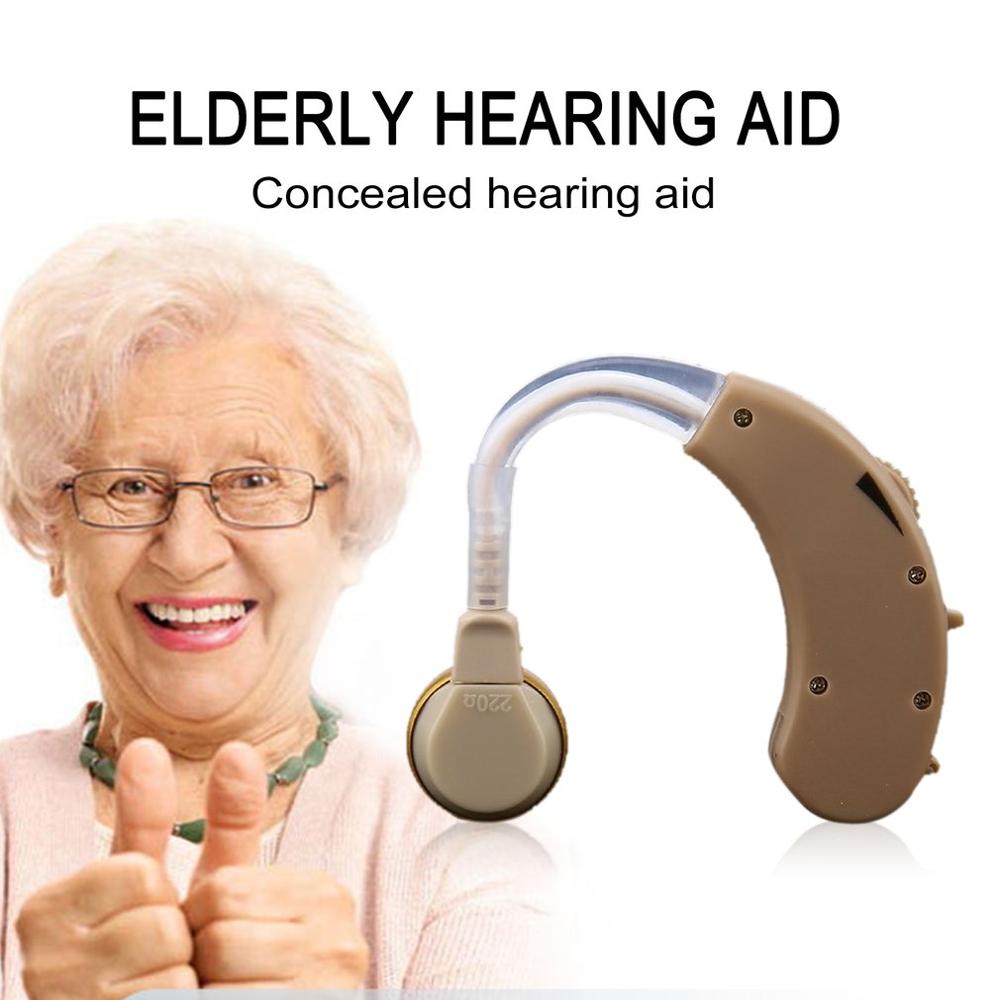 Ear Hearing Aid Kit Adjustable Behind Ear Sound Am... – Grandado