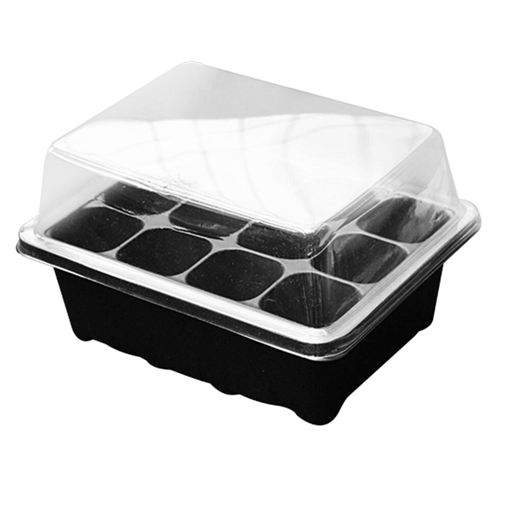 12 Holes Seedling Tray Nursery Pots Seedling Start... – Grandado