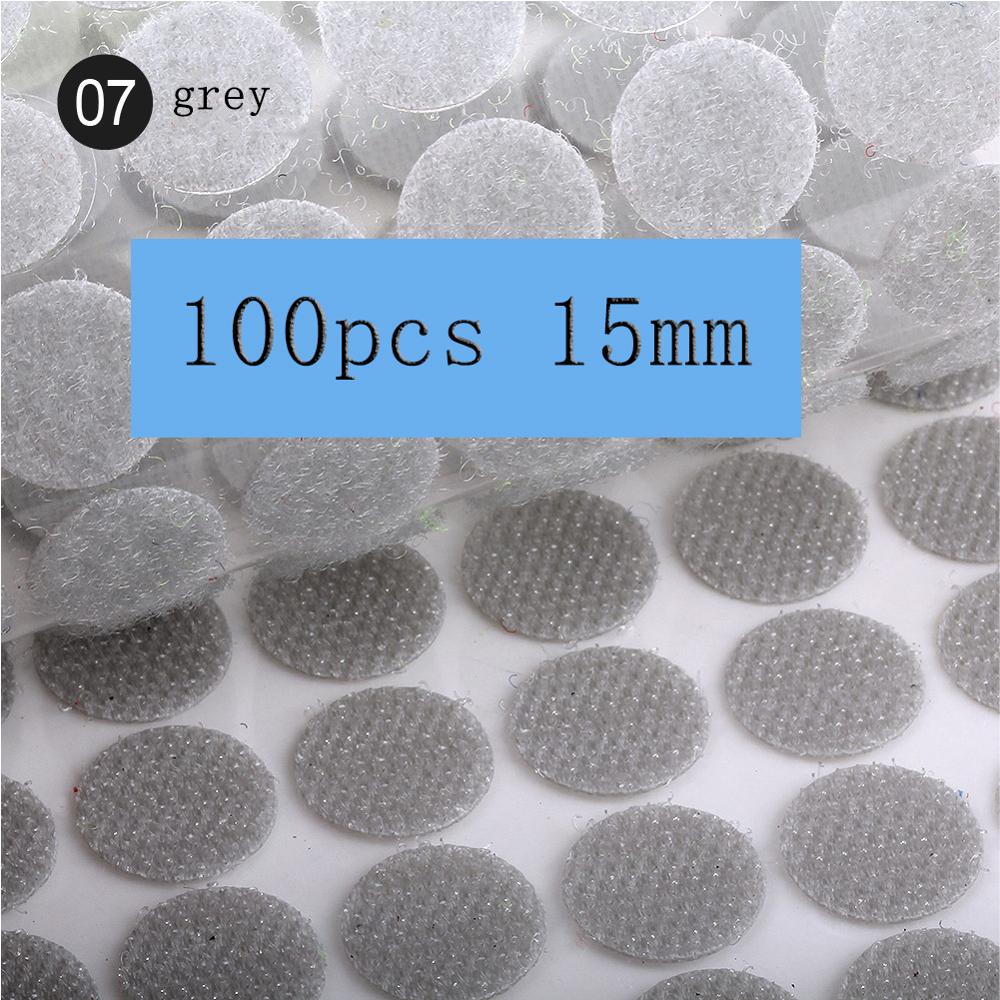 100 Pezzi Di Colore Tondo Moneta Velcro Chiusura A Vicedeal