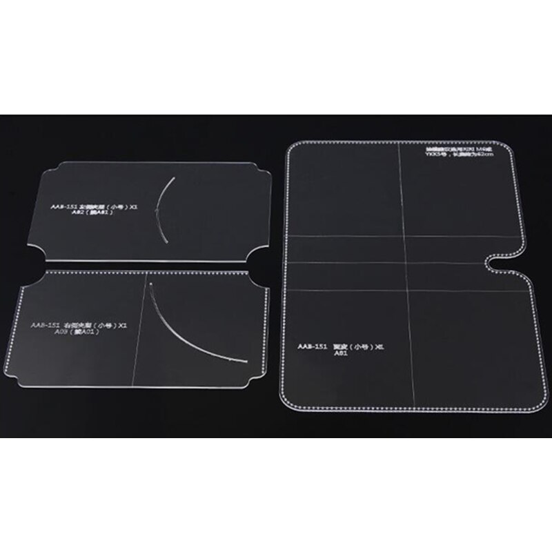 1 Set DIY Acrylic Template Handmade Leathercraft M... – Vicedeal